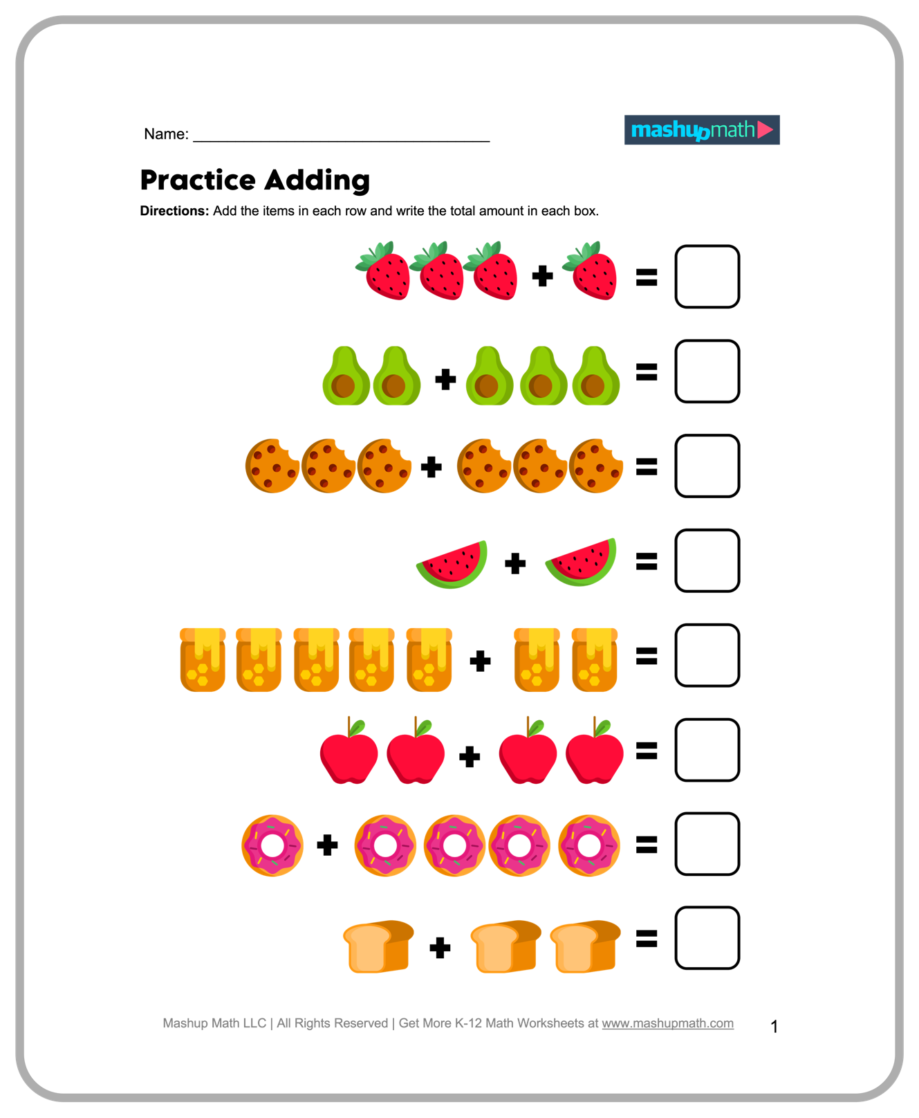 Printable Preschool Math Worksheets – Clara Worksheet